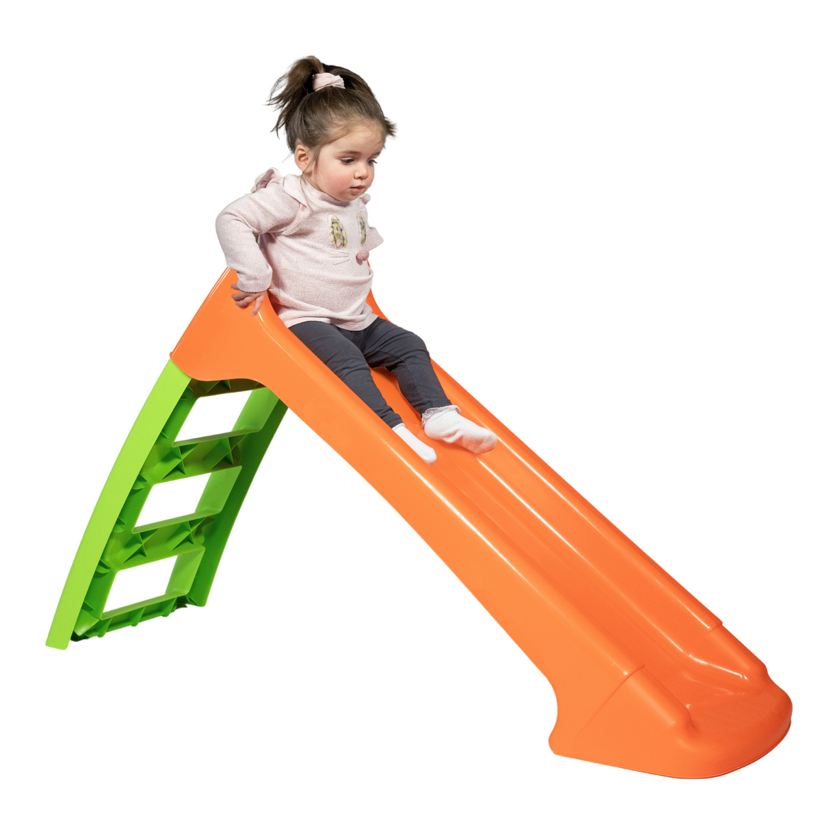 Kids First Indoor Outdoor Slide - Orange & Green - Garden Slide 100cm ...